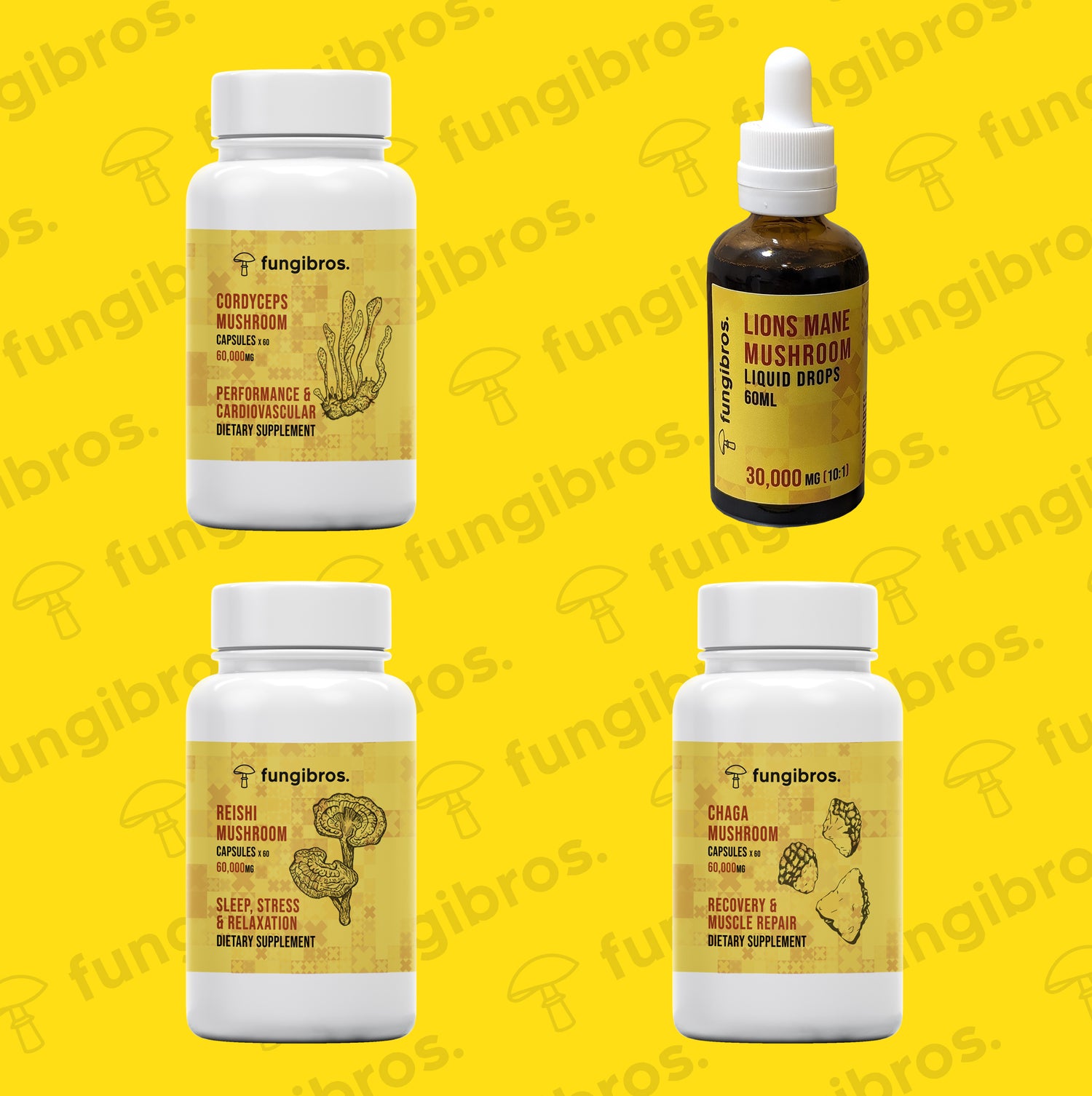 Elevate Well-being with FungiBros. Functional Mushrooms